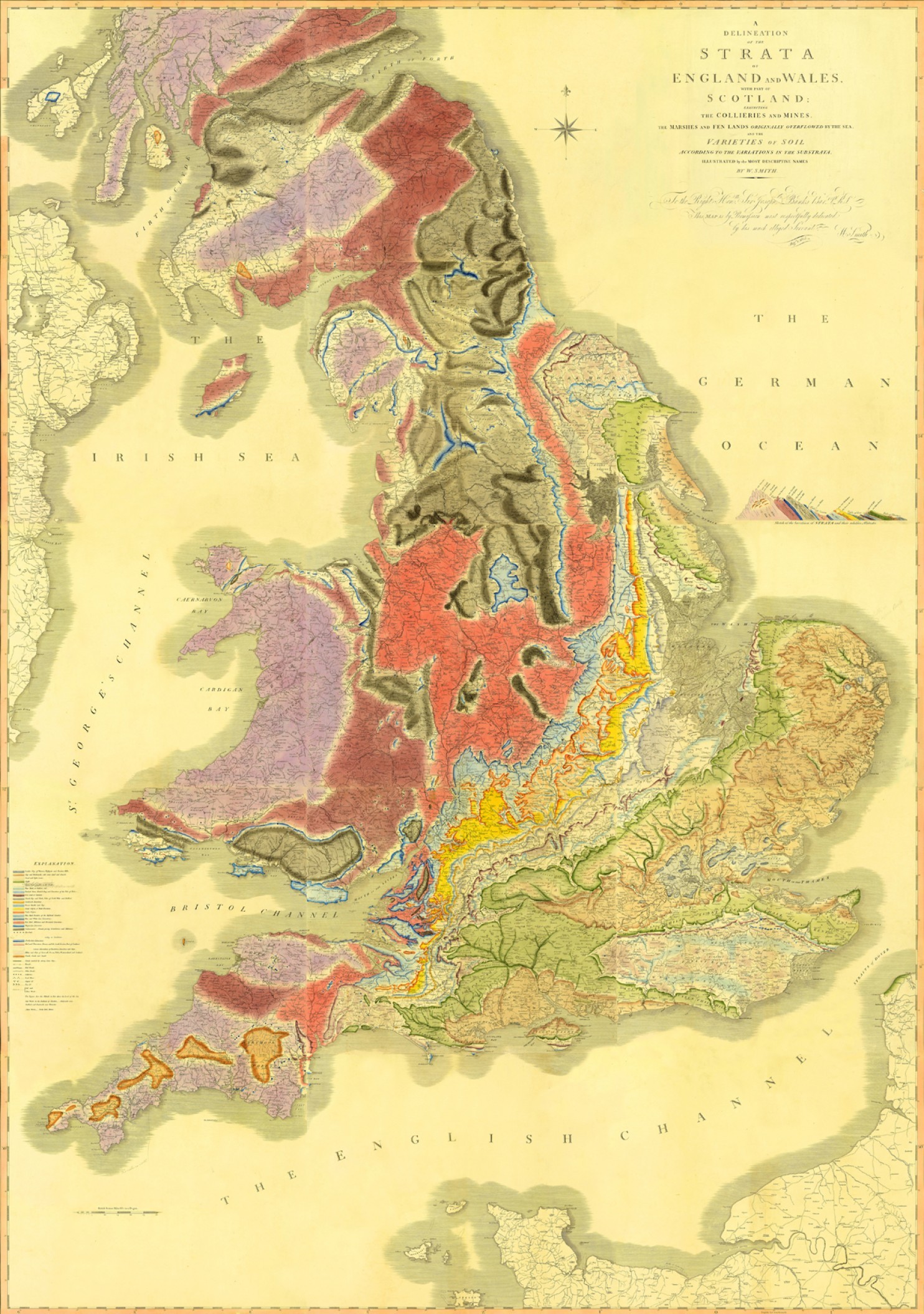 William Smith and the First National Geological Map | In the Dark